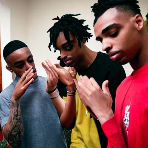 anthony fantano praying to a picture of playboi carti | Stable ...