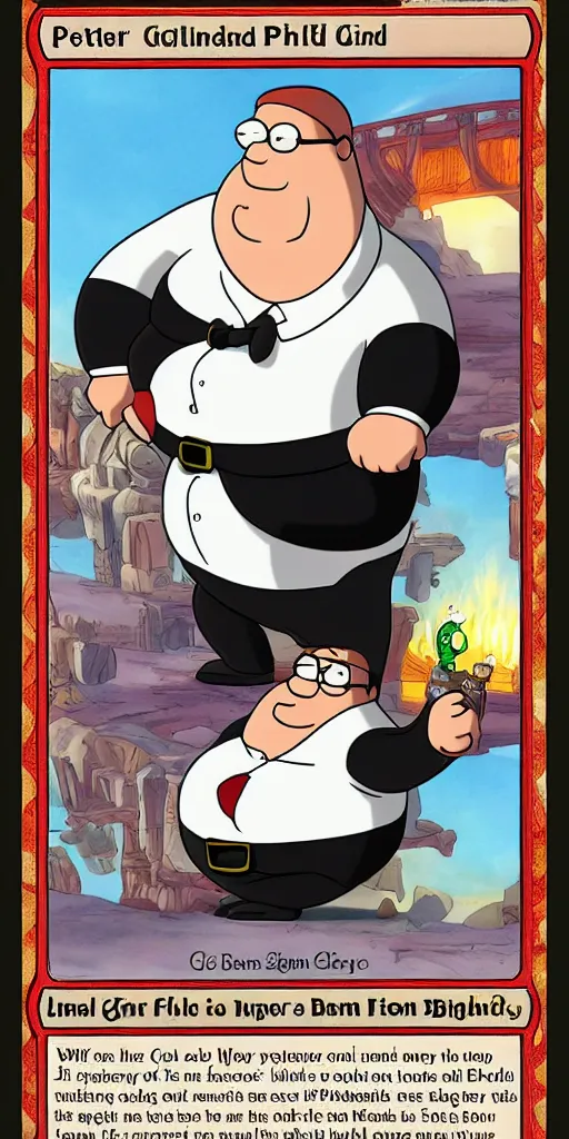 Peter Griffin MTG card | Stable Diffusion | OpenArt