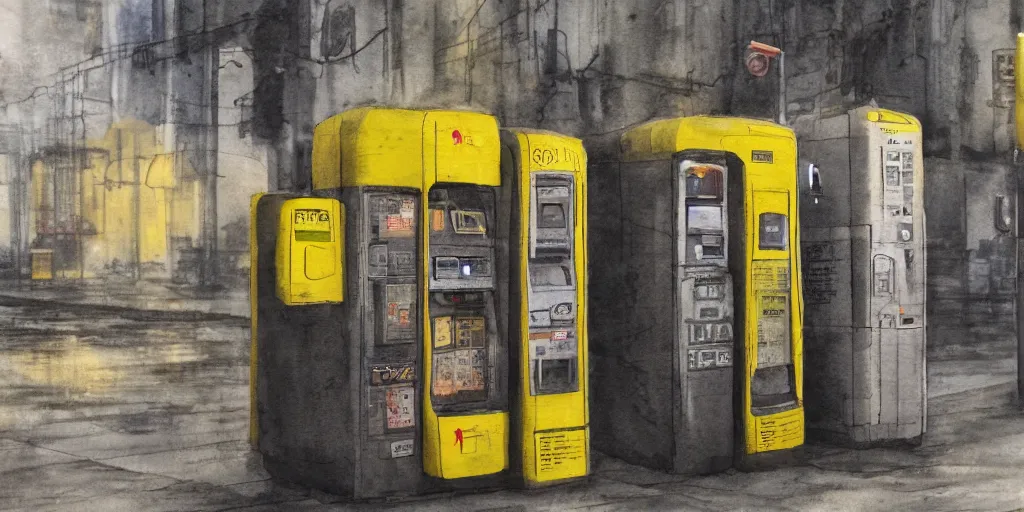 a dusty deserted city, a girl with a yellow raincoat | Stable Diffusion ...