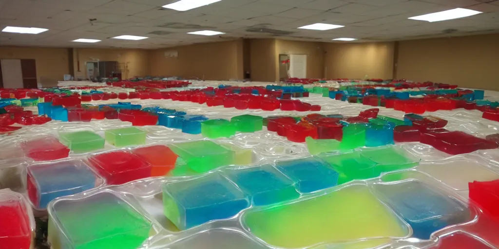 the backrooms flooded with jello | Stable Diffusion | OpenArt