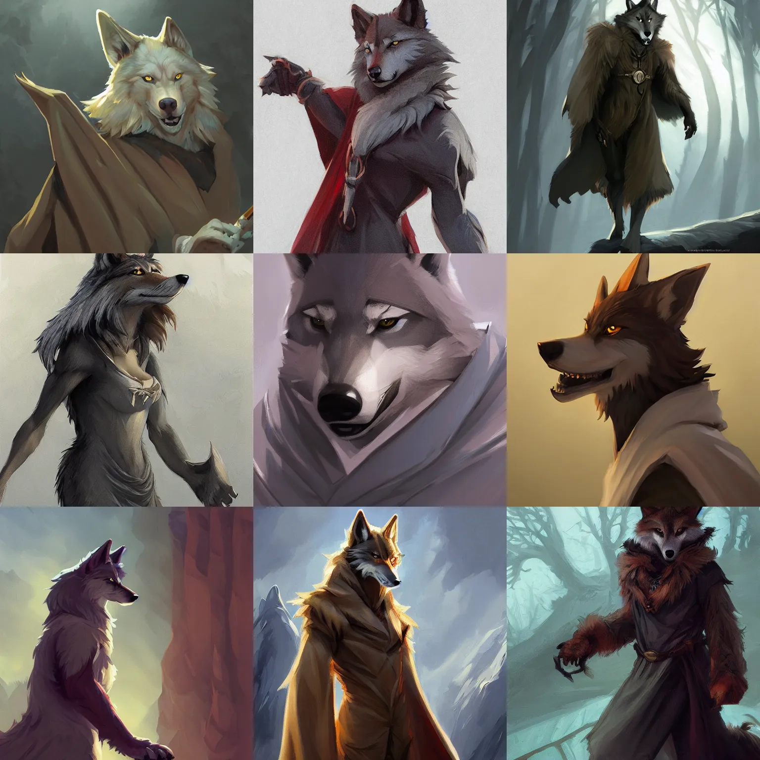 an anthropomorphic wolf, artstation hq, stylized, | Stable Diffusion | OpenArt