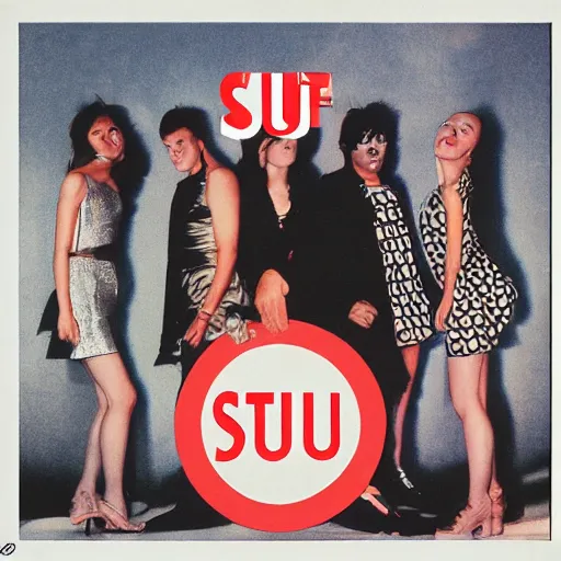 album cover of a pop group named stfu, album cover | Stable Diffusion ...