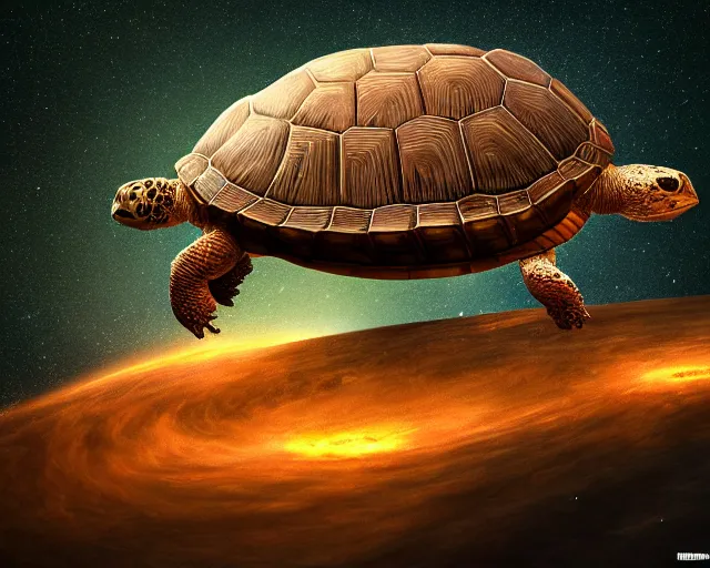Cosmic Turtle carrying world on back, world-bearing | Stable Diffusion ...