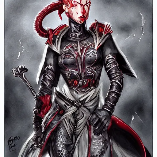 ((intimidating)) portrait commission of a D&D | Stable Diffusion | OpenArt