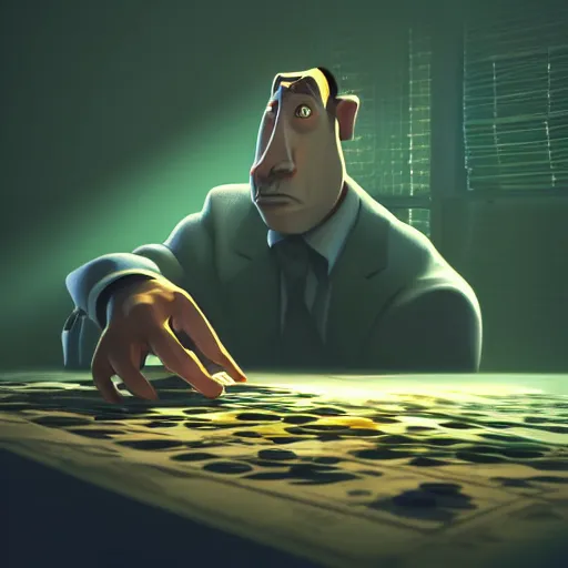 portrait of bookmaker sly cunning pixar style | Stable Diffusion | OpenArt