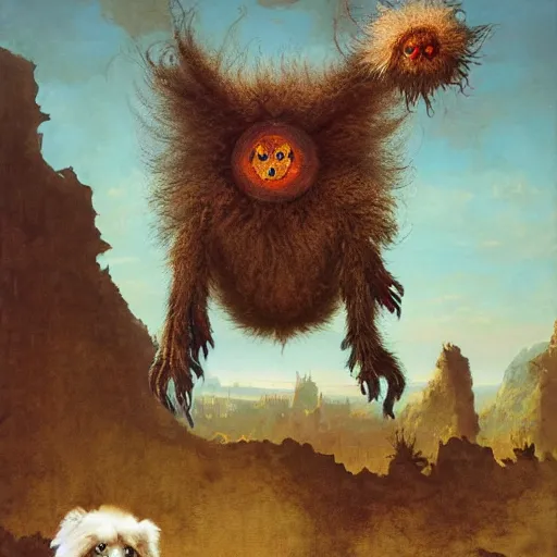 looming fluffy 8 legged gallerie blob collie dog bean | Stable ...