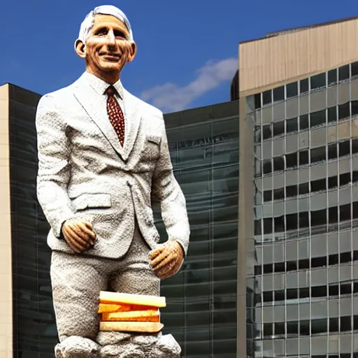 uhd statue of anthony fauci made entirely of various | Stable Diffusion ...