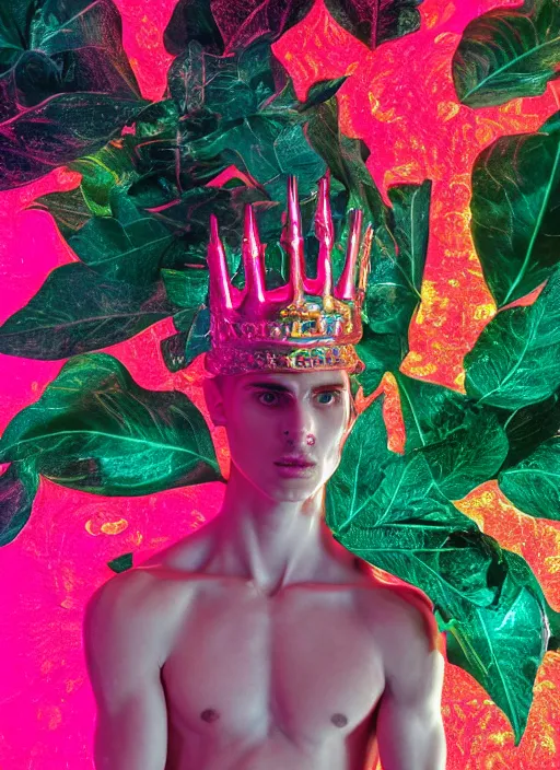 photo of baroque and bladerunner delicate neon ruby | Stable Diffusion ...