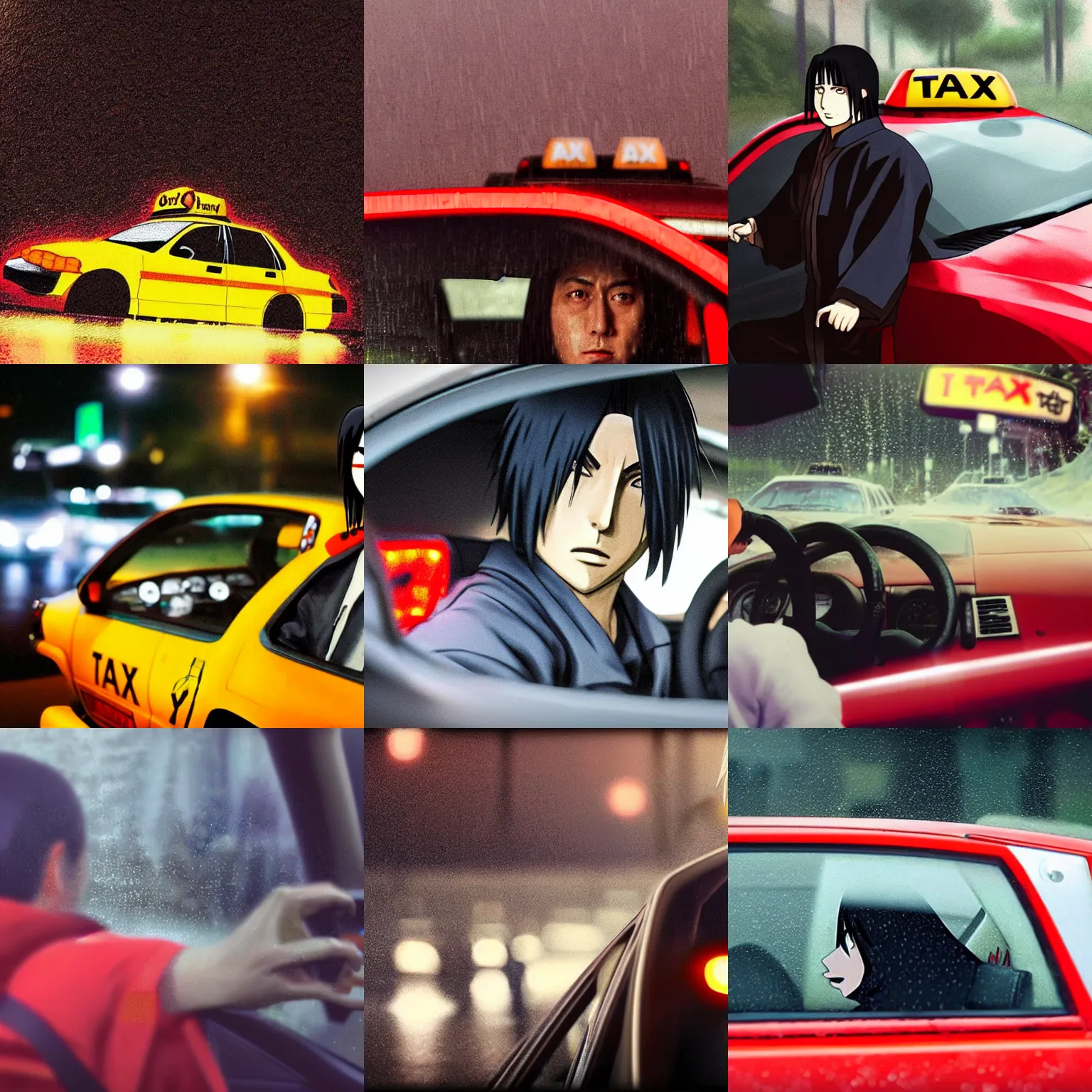 itachi as a real life person, taxi driver with | Stable Diffusion | OpenArt
