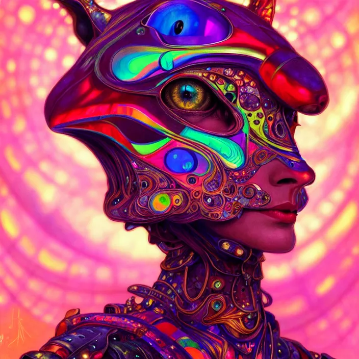 bright psychedelic animal cyborg, diffuse lighting, | Stable Diffusion | OpenArt