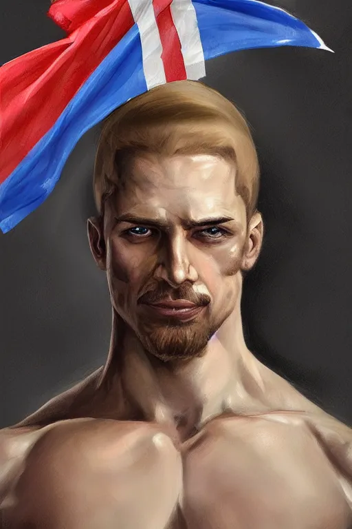 portrait of a french crossfiter upper part of the | Stable Diffusion