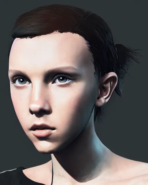 portrait of millie bobby brown by yoji shinkawa, | Stable Diffusion ...