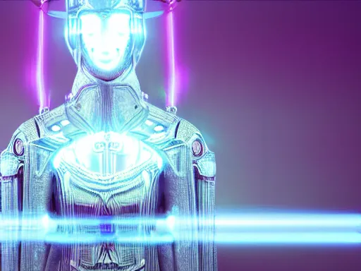 a gray faceless figure, ascended, robot wizard, NPC | Stable Diffusion ...