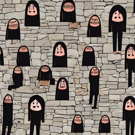 faces of celebrities emerging from a stone wall, | Stable Diffusion ...