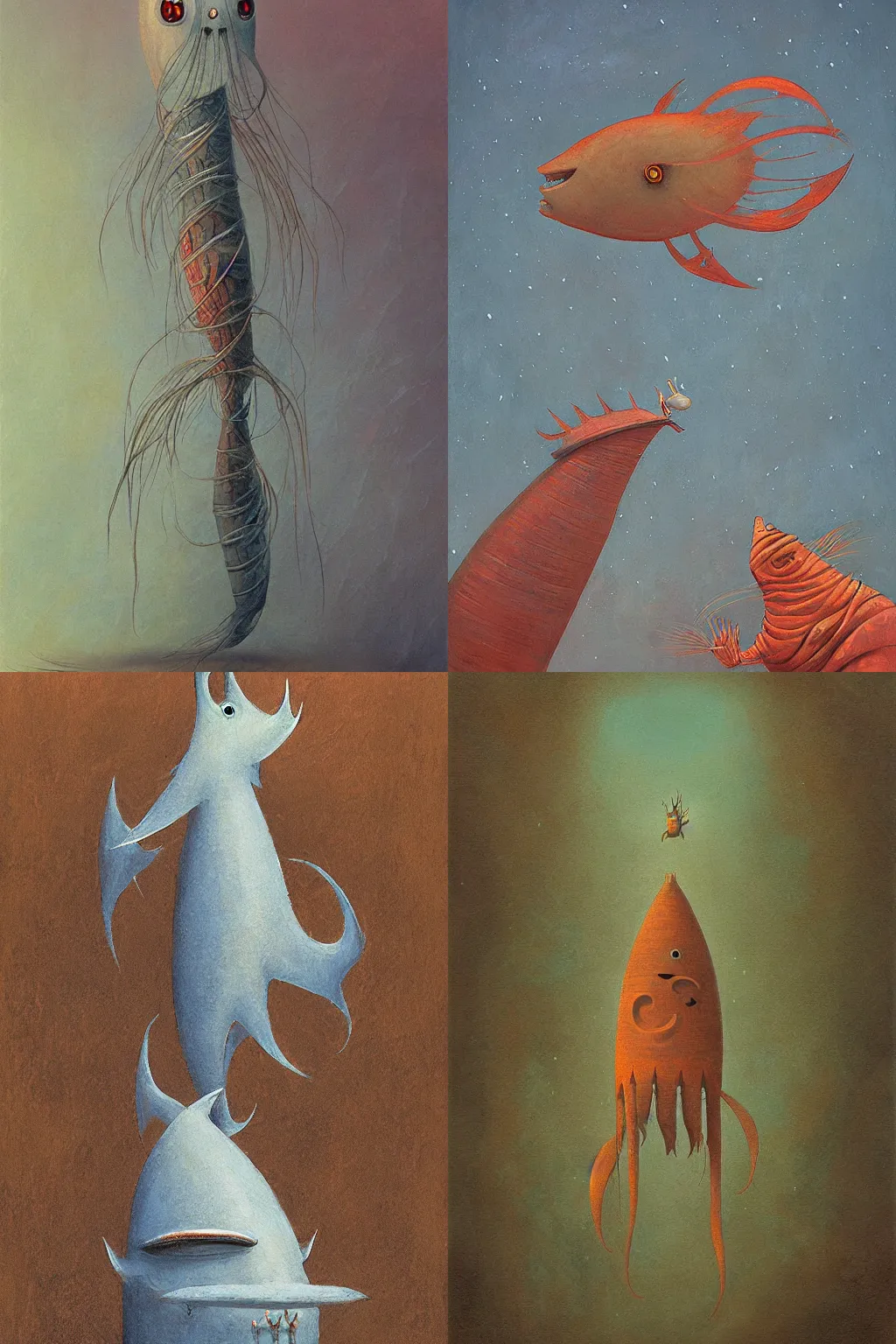 tall fish lord by shaun tan | Stable Diffusion | OpenArt