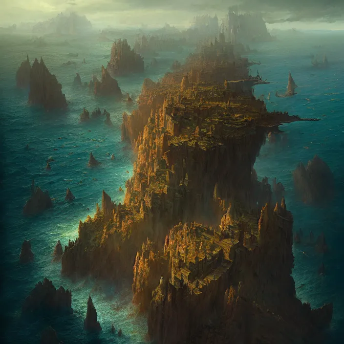 matte painting by marc simonetti, jonathan solter, | Stable Diffusion ...