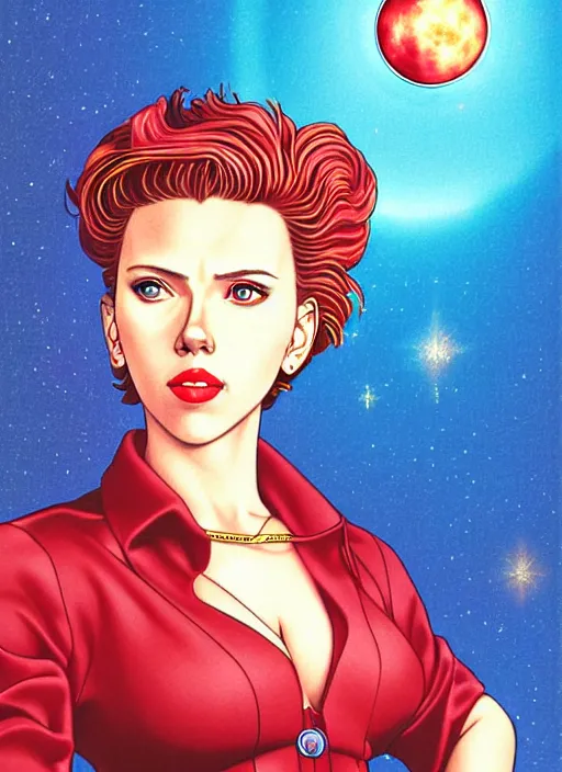 realistic portrait of scarlett johansson as a sailor | Stable Diffusion ...