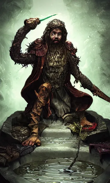 the pisslord ascends his puddle throne, d & d, fantasy | Stable ...