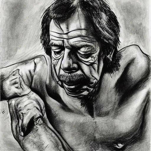 a comics drawing of vaclav havel by karel saudek | Stable Diffusion ...