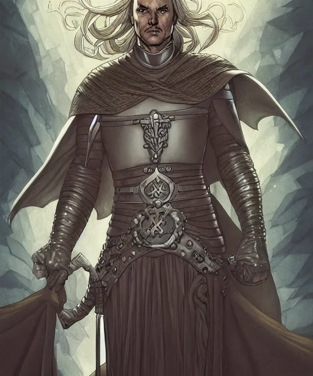 a ( fantasy comic ) ( cover art ) portrait of a cleric | Stable ...