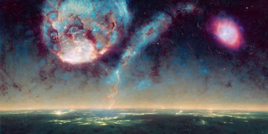 supernova, planet with a beehive like ground surface, | Stable Diffusion | OpenArt