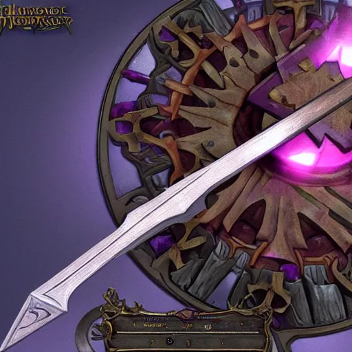 Magic halberd with arcane clockwork inside the shaft, | Stable ...