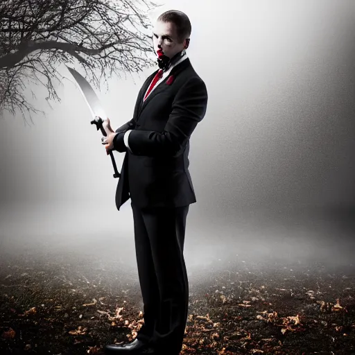 man in strict suit, one man, an indifferent face, | Stable Diffusion ...