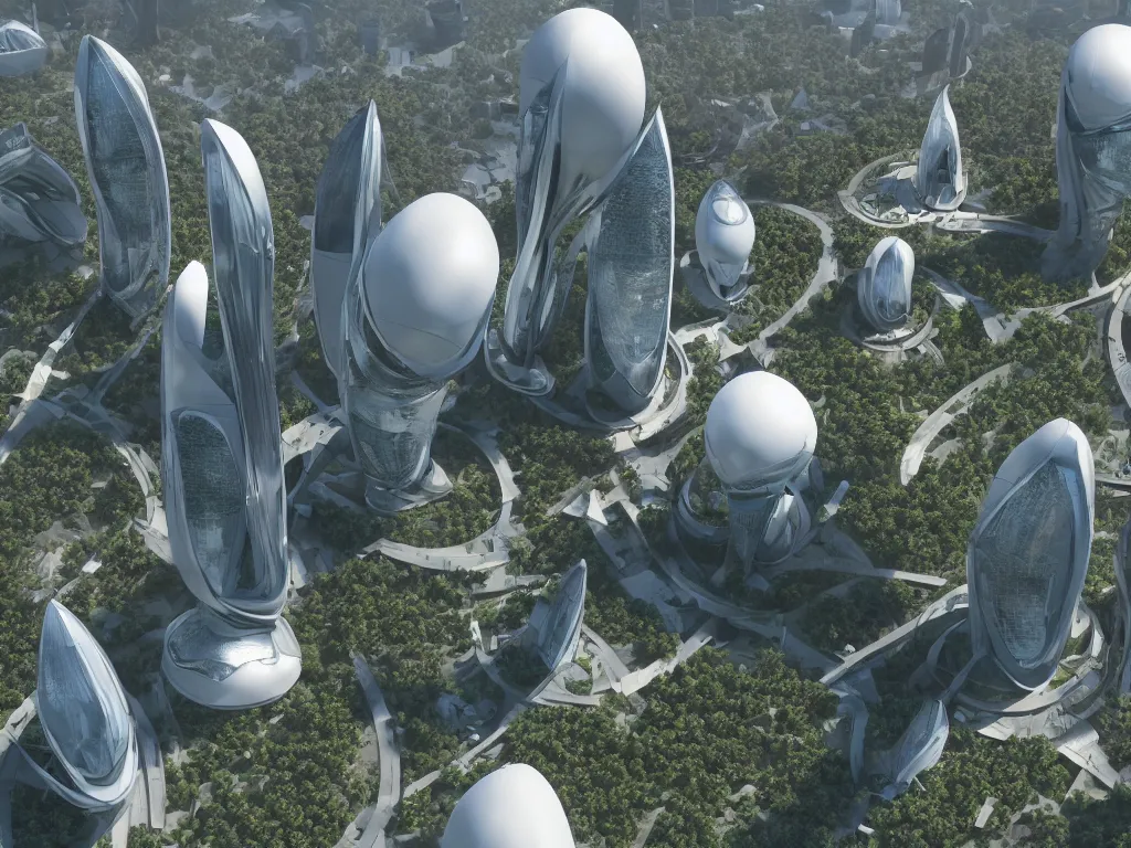 a beautiful view of an eco - friendly arcology, | Stable Diffusion ...