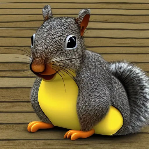 photorealistic squirrel from the simpsons, squirrel | Stable Diffusion ...