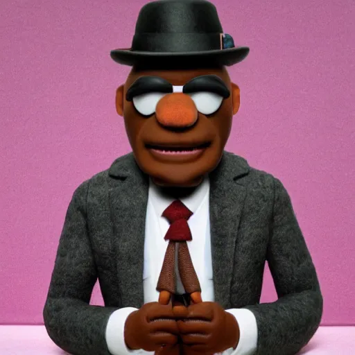 samuel l jackson as a muppet. highly detailed felt. | Stable Diffusion ...