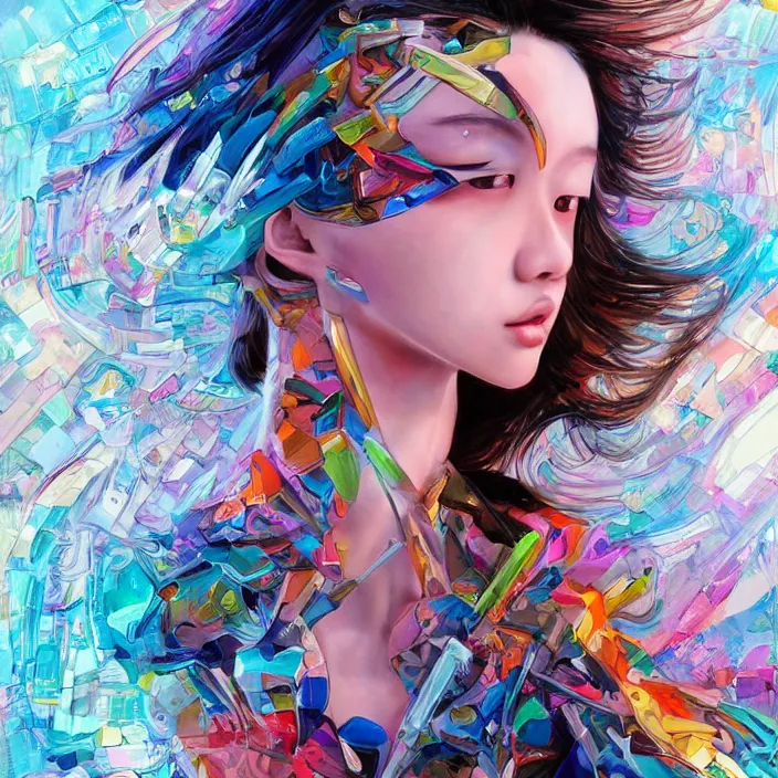 girly kpop idol, full body, high fashion, futurist, | Stable Diffusion ...