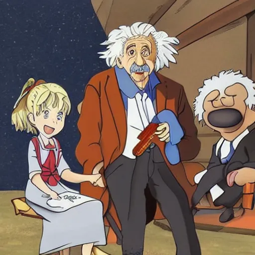 albert einstein explaining anime | Stable Diffusion | OpenArt