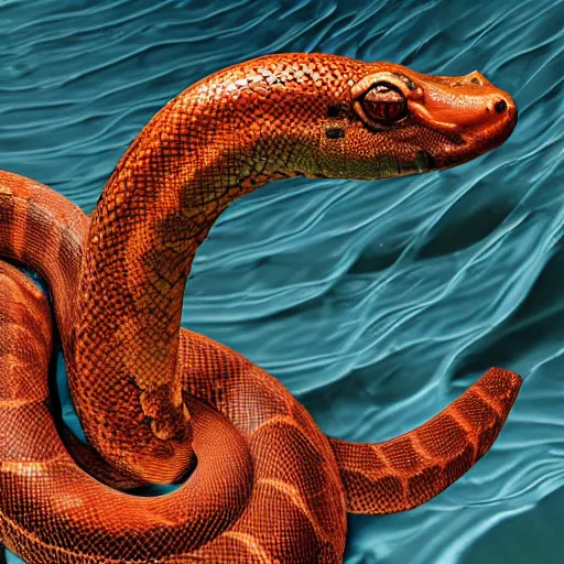 a snake mixed with a seahorse, wildlife photography, 8 | Stable ...