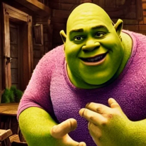 kevin james as shrek, movie still | Stable Diffusion | OpenArt