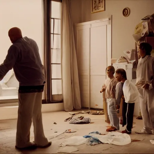 Still from a biopic of Mr. Clean starring Franck | Stable Diffusion ...