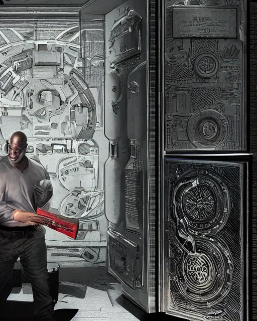 michael jordan retrieving nuclear missile launch codes | Stable Diffusion