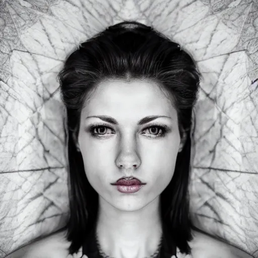 portrait photography of beautiful symmetric woman | Stable Diffusion ...