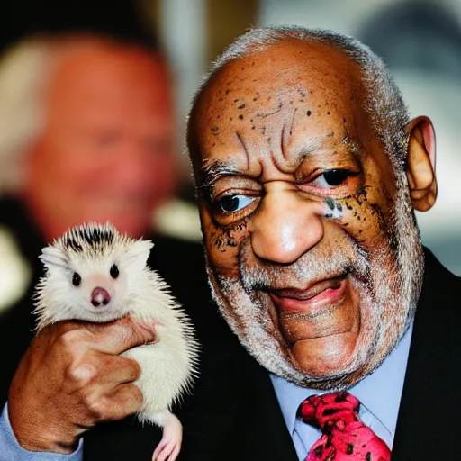 a photograph of comedian bill cosby holding a baby | Stable Diffusion ...