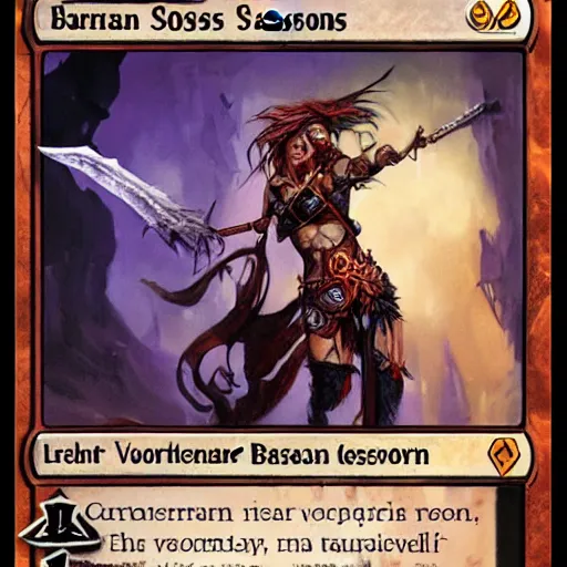barbarian sorceress, Johannes Voss, mtg | Stable Diffusion | OpenArt