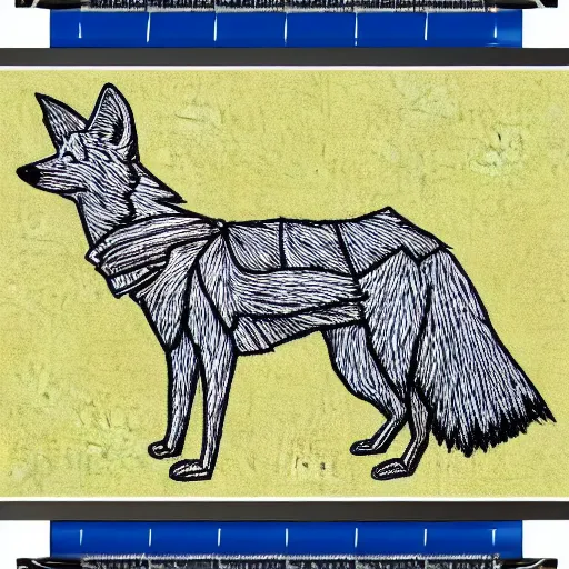 crayon drawing vagrant coyote smpte pattern | Stable Diffusion | OpenArt