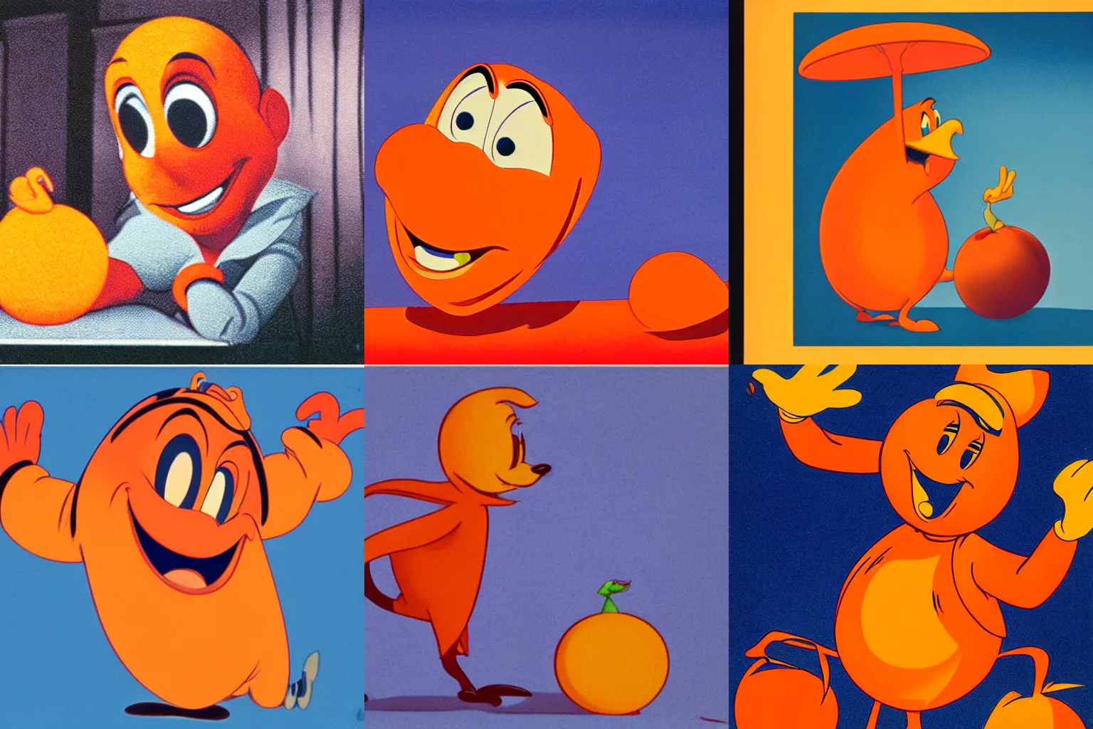 Still of a talking orange from the animated Disney | Stable Diffusion ...