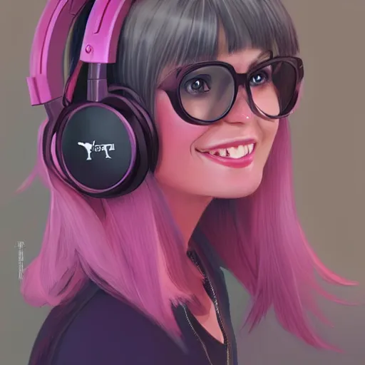 very very very beautiful pink gamer girl wearing | Stable Diffusion ...