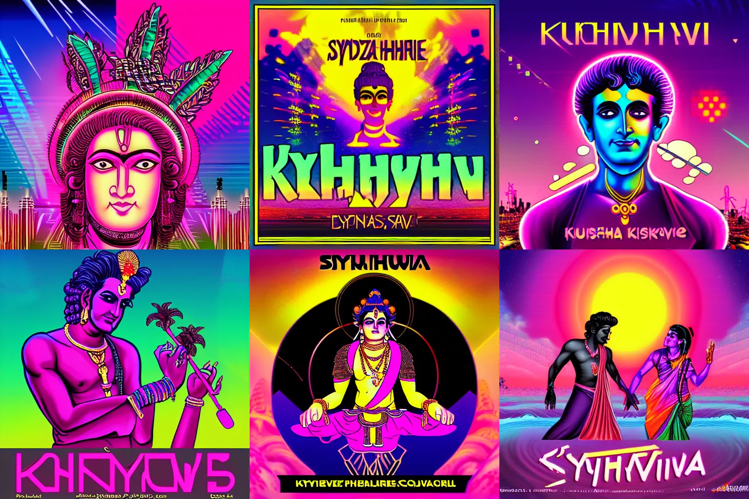 synthwave krishna, daz | Stable Diffusion | OpenArt