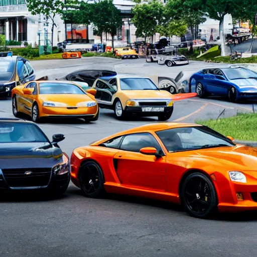 several cars | Stable Diffusion | OpenArt