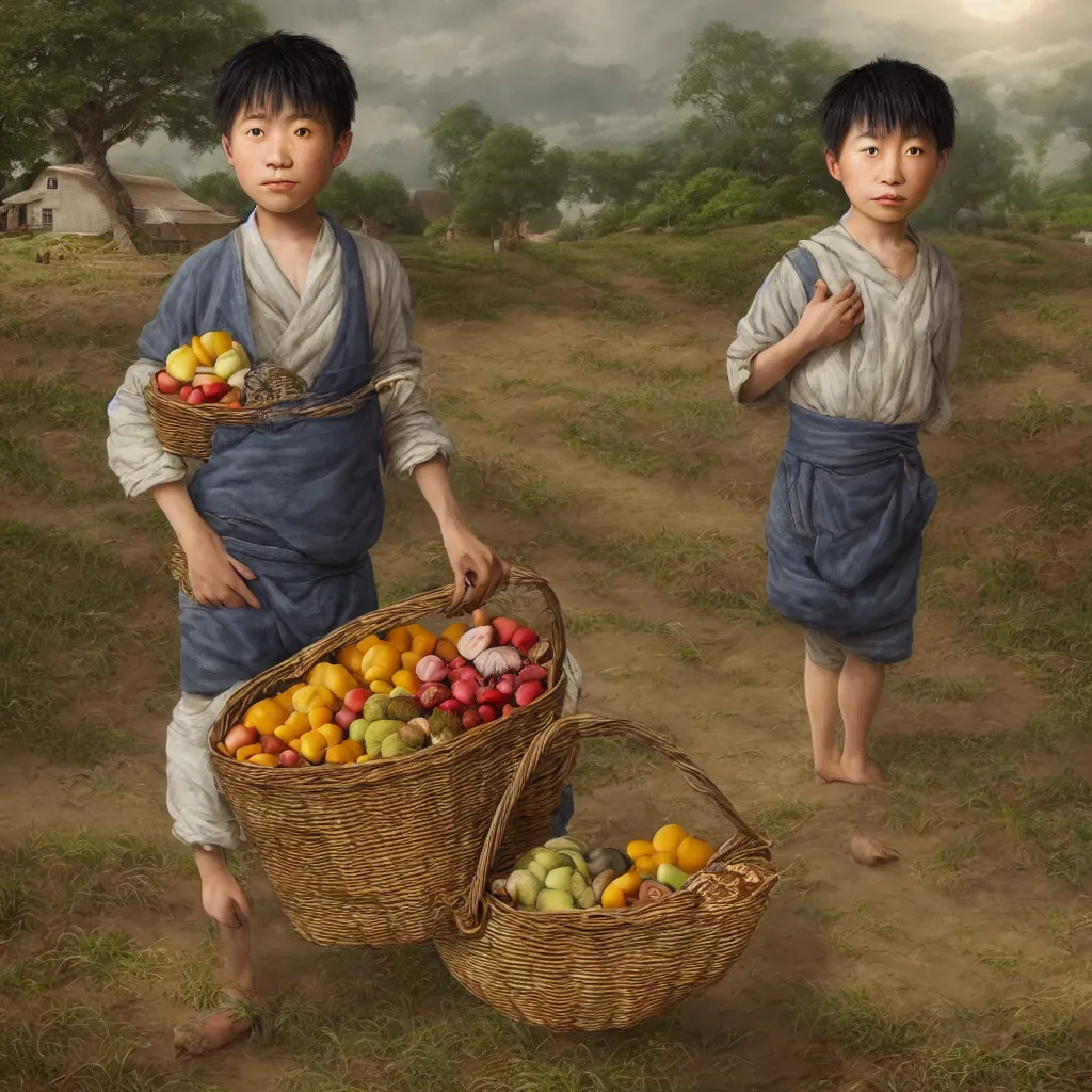 medium wide portrait of a young Japanese boy with | Stable Diffusion ...