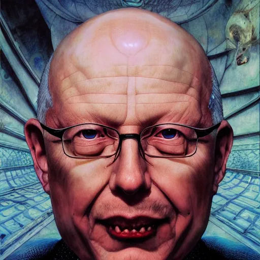 realistic detailed image of evil klaus schwab by ayami | Stable ...