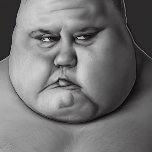 Morbidly Obese Man Trending On Artstation Wlop High Stable Diffusion