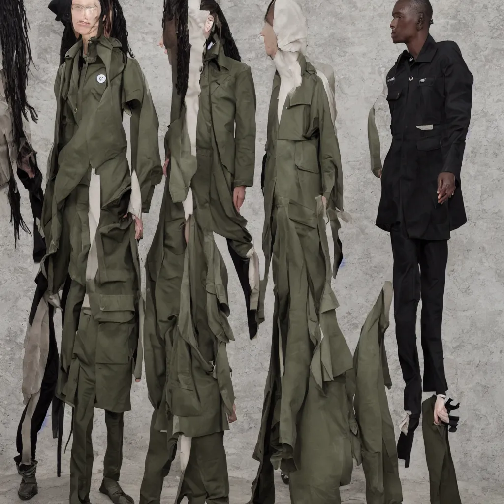 The new Forest Service uniforms designed by Rick Owens | Stable Diffusion