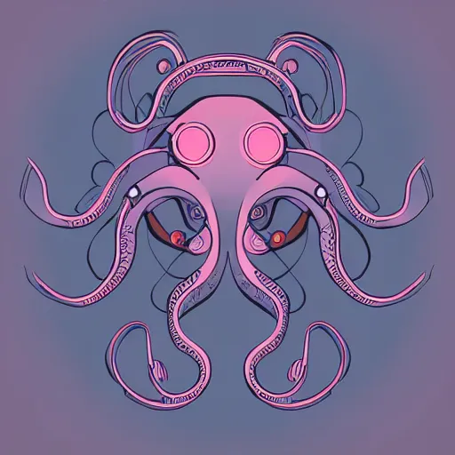 cyborg robot electric octopus, digital art, minimal | Stable Diffusion ...
