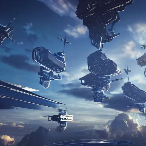 a scene of a beautiful intricate epic futuristic sky | Stable Diffusion ...